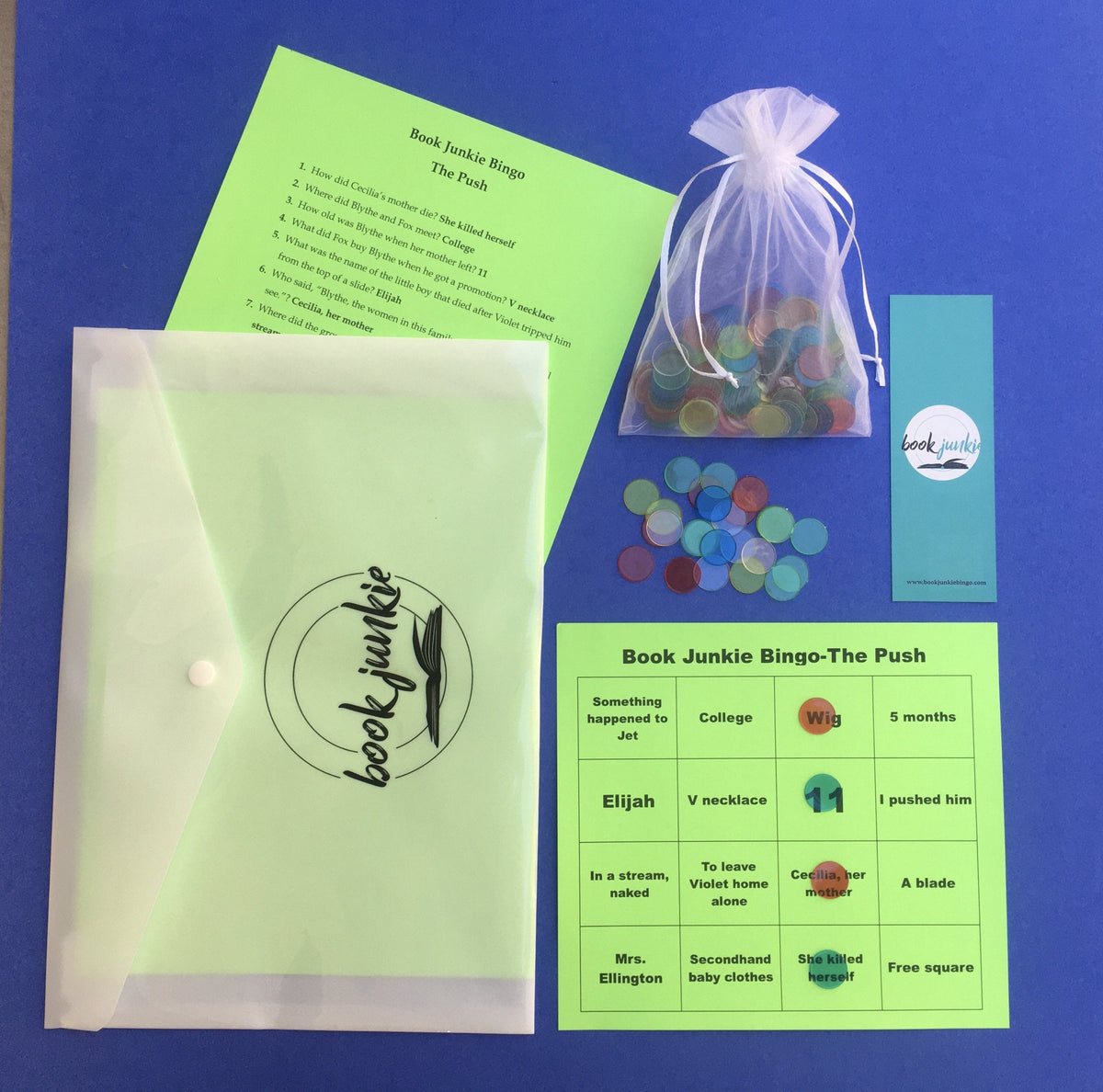 Playground Book Club Bingo Set – Book Junkie Bingo
